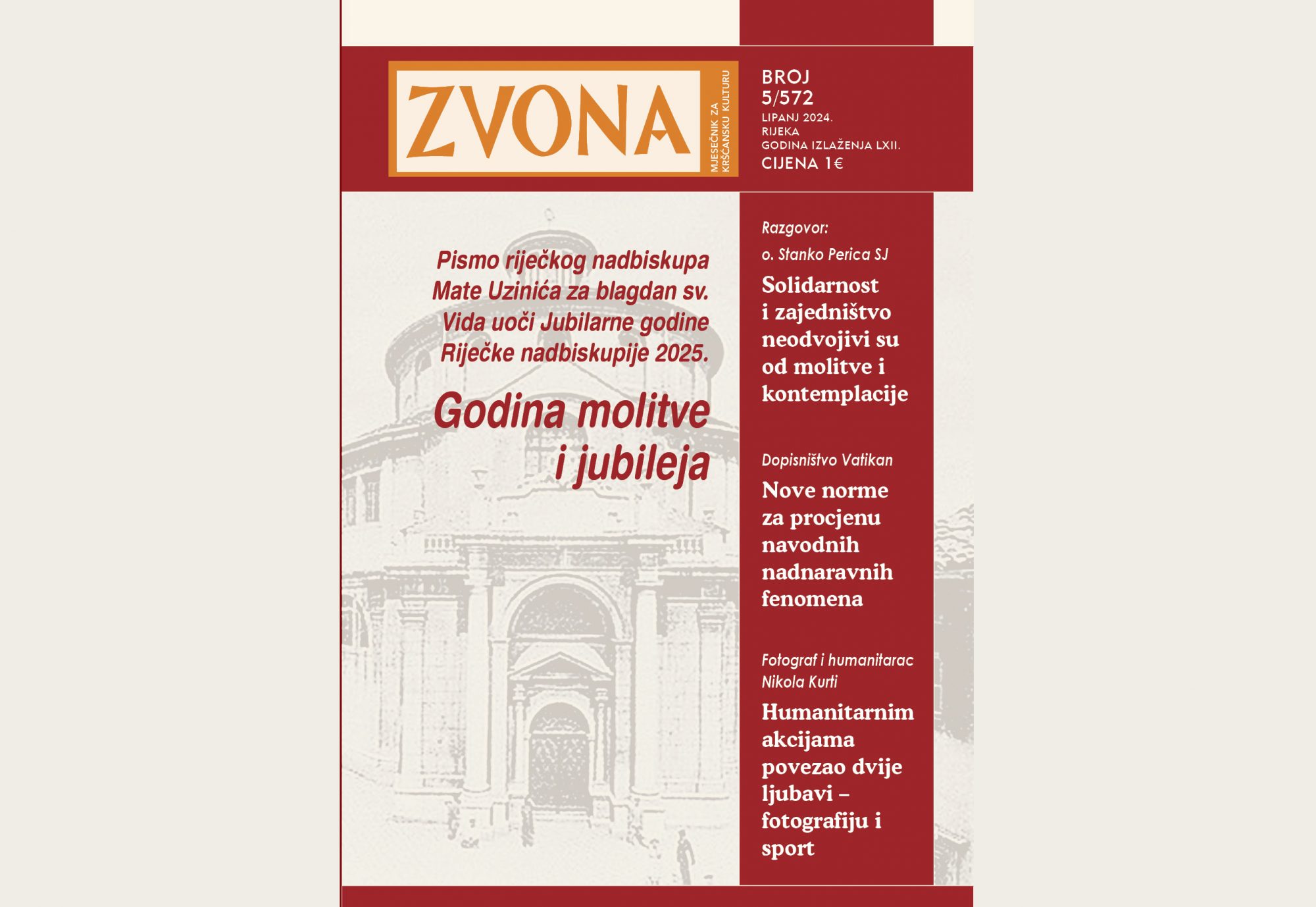 Zvona za lipanj - Riječka nadbiskupija